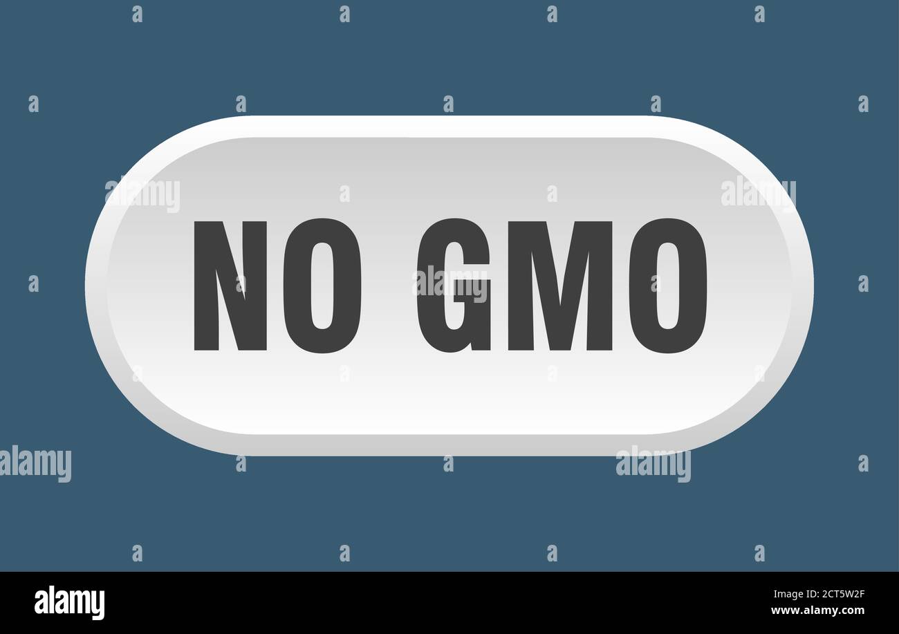 no gmo button. rounded sign isolated on white background Stock Vector Image & Art - Alamy