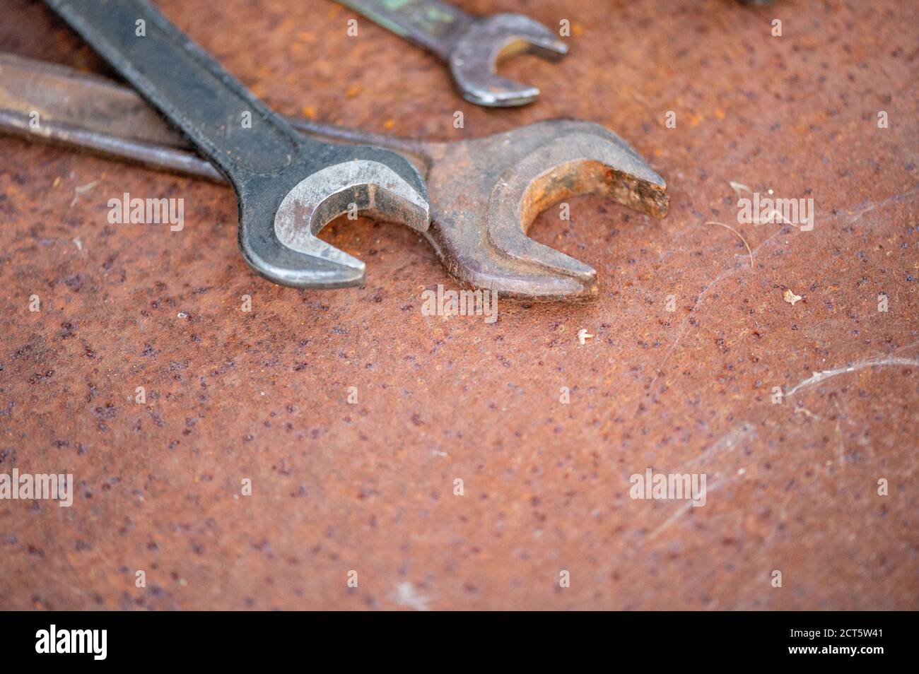 Old wrenches hi-res stock photography and images - Alamy