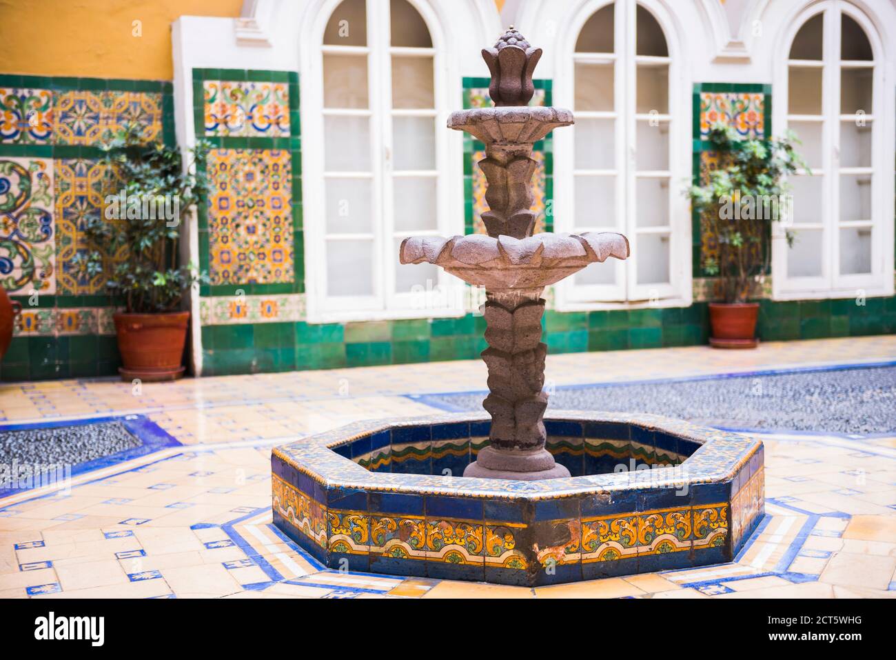 Colonial architecture in Lima, Lima Province, Peru, South America Stock ...