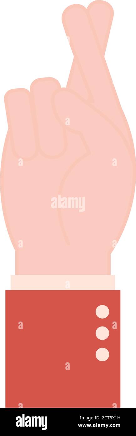 r hand sign language flat style icon vector design Stock Vector Image ...