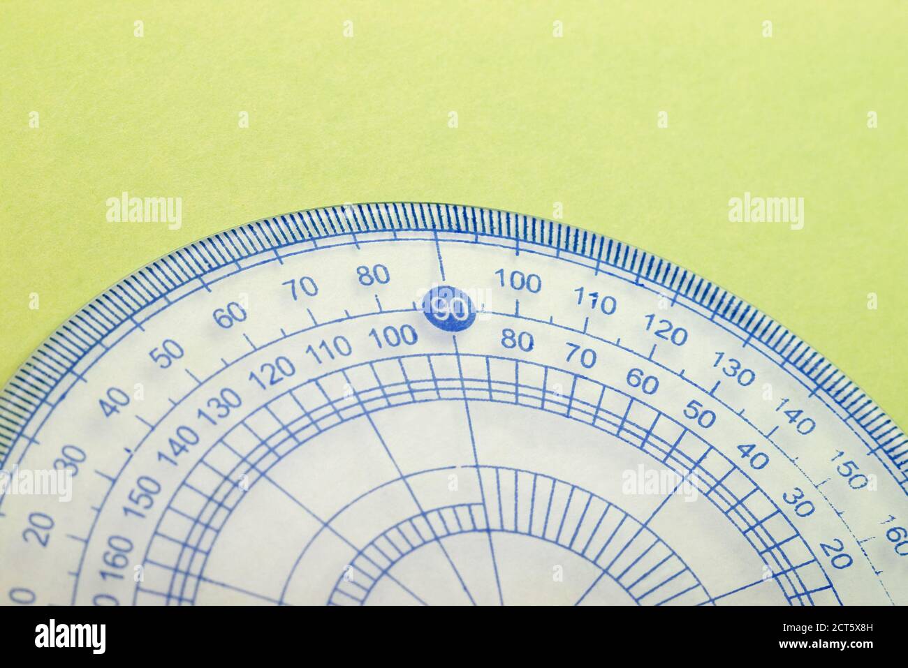 Blue protractor hi-res stock photography and images - Alamy