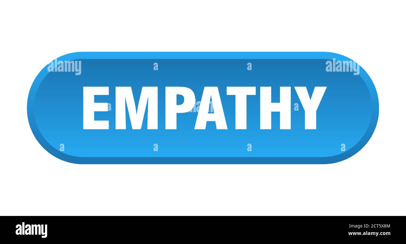 empathy button. rounded sign isolated on white background Stock Vector ...