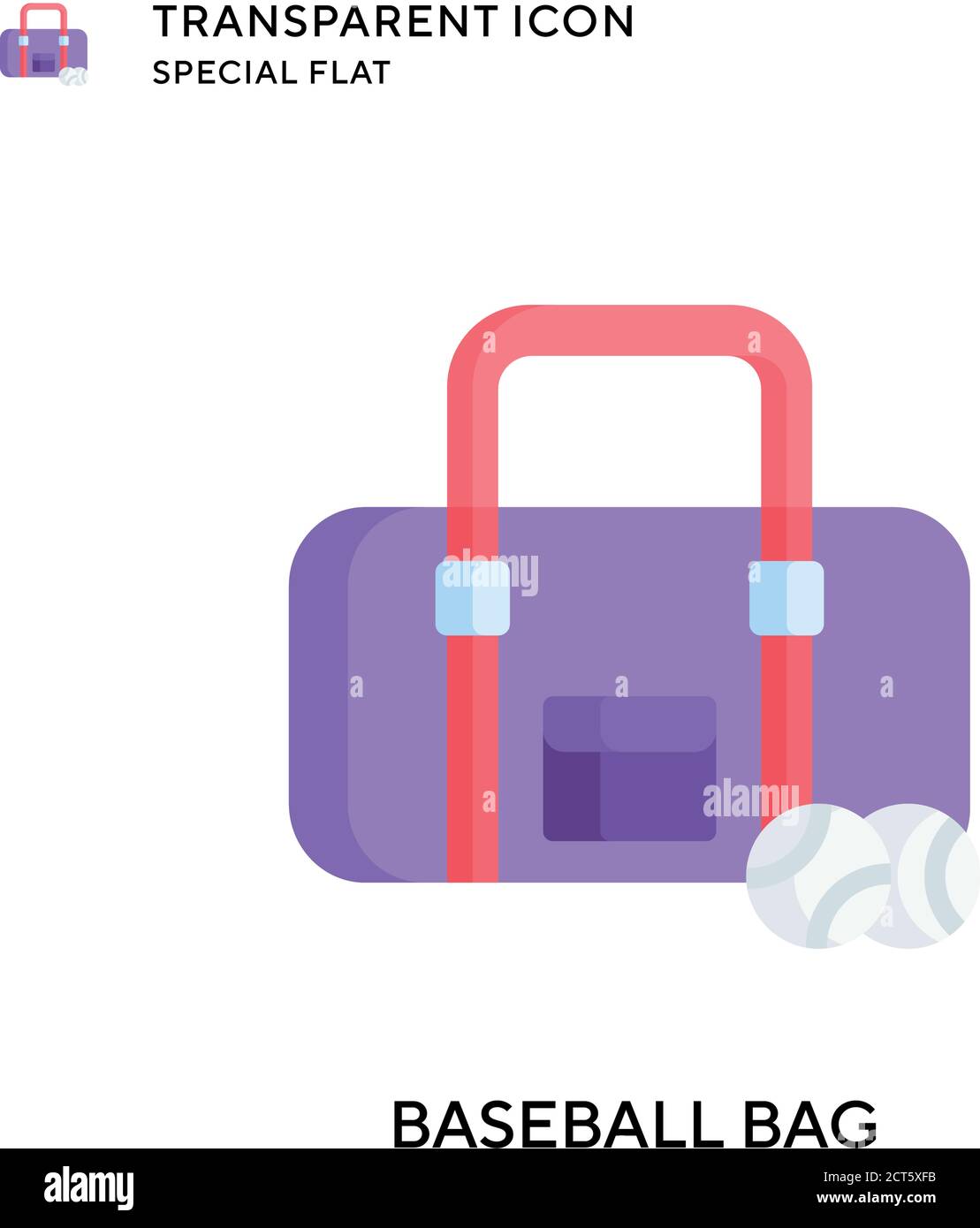 Baseball bag Stock Vector Images - Alamy