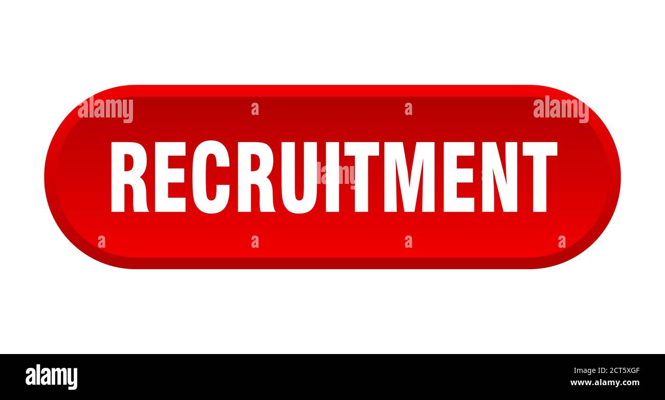 recruitment button. rounded sign isolated on white background Stock Vector Image & Art - Alamy