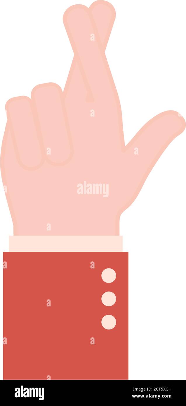 r hand sign language flat style icon vector design Stock Vector Image ...