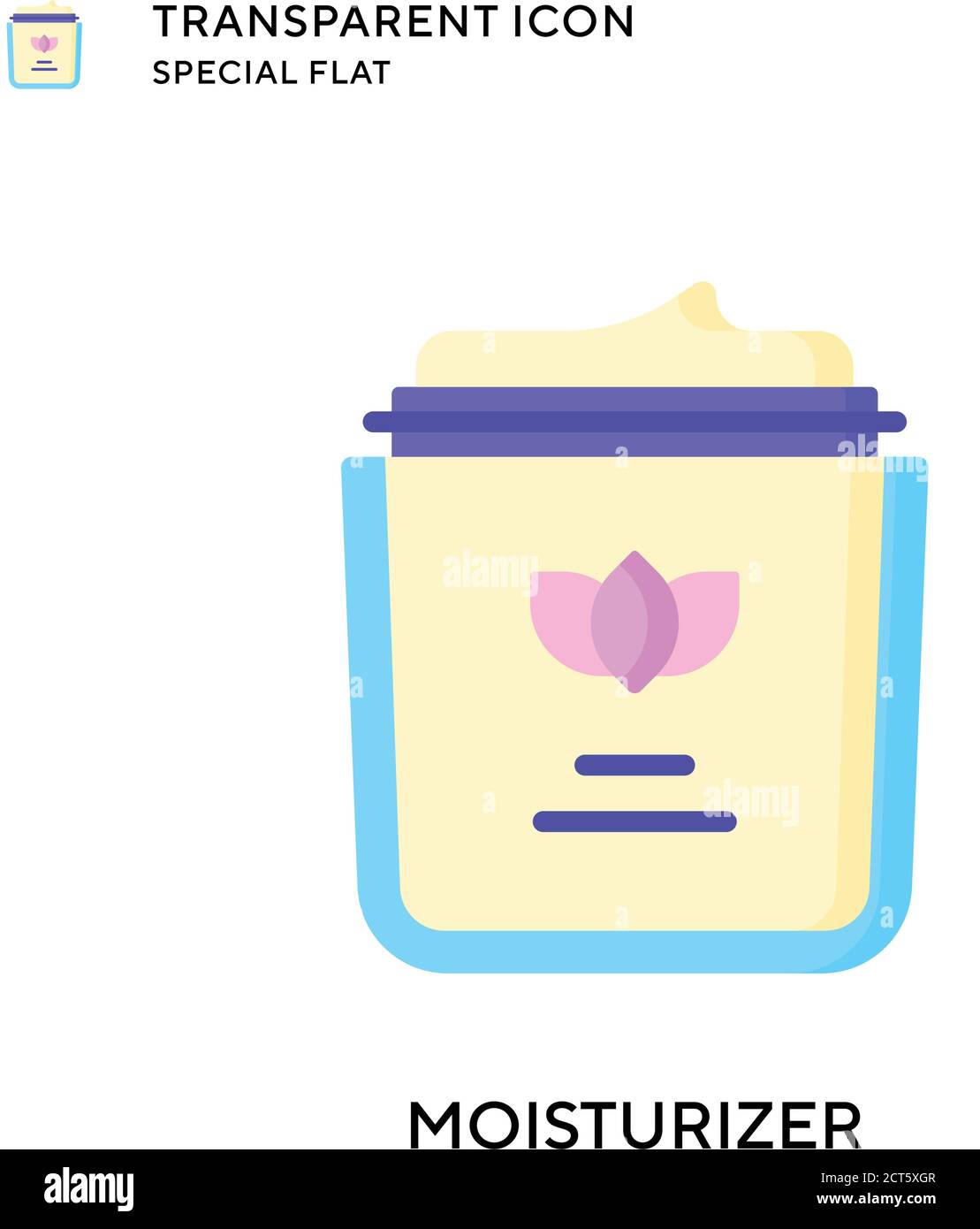 Moisturizer vector icon. Flat style illustration. EPS 10 vector Stock ...