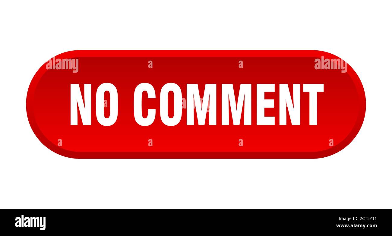 no comment button. rounded sign isolated on white background Stock ...