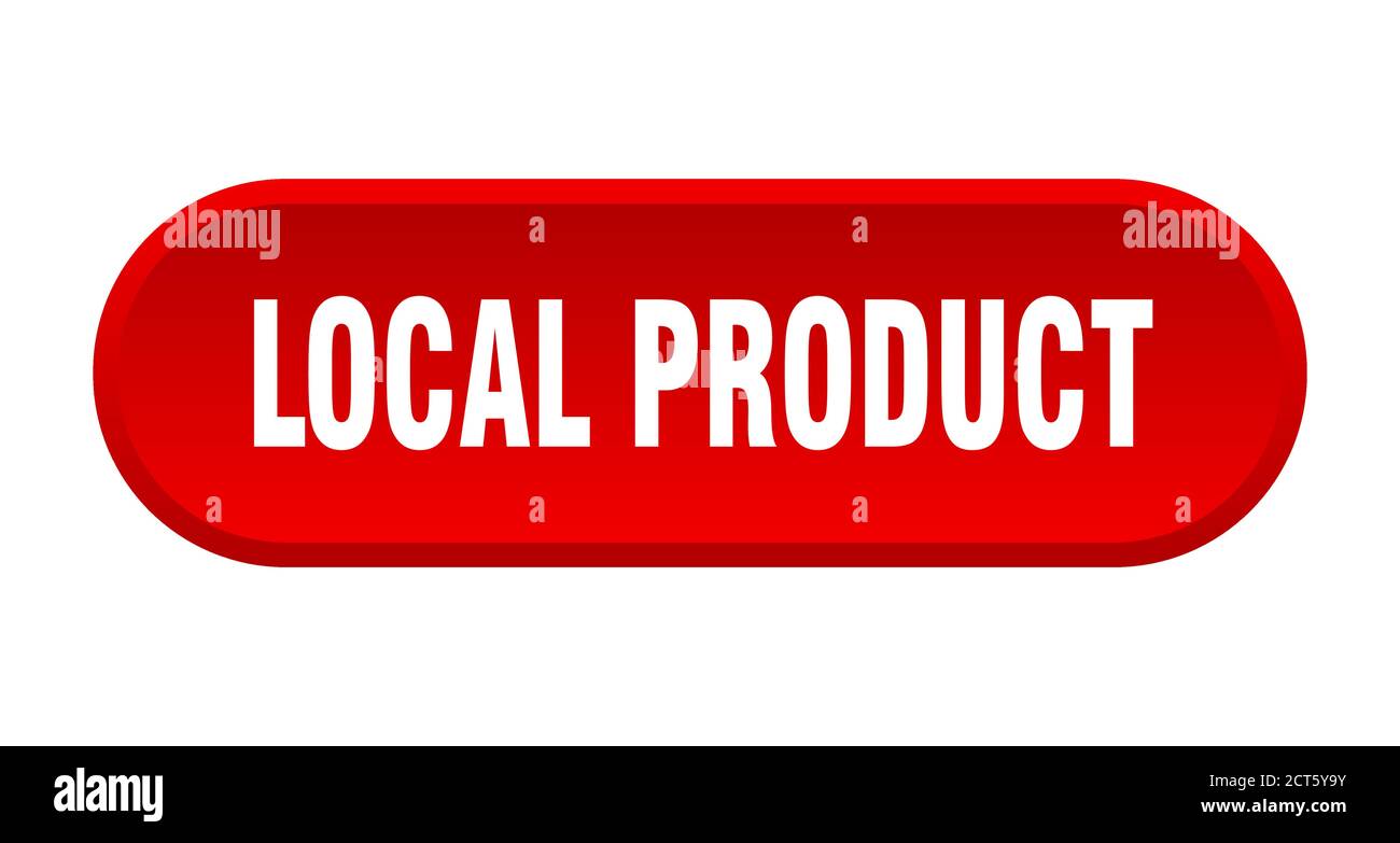 local product button. rounded sign isolated on white background Stock ...