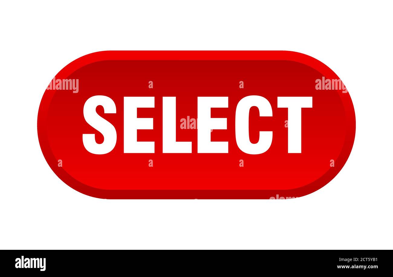 select button. rounded sign isolated on white background Stock Vector ...