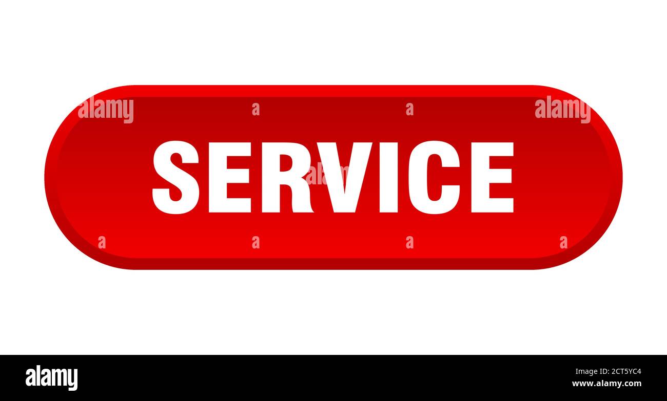 service button. rounded sign isolated on white background Stock Vector ...
