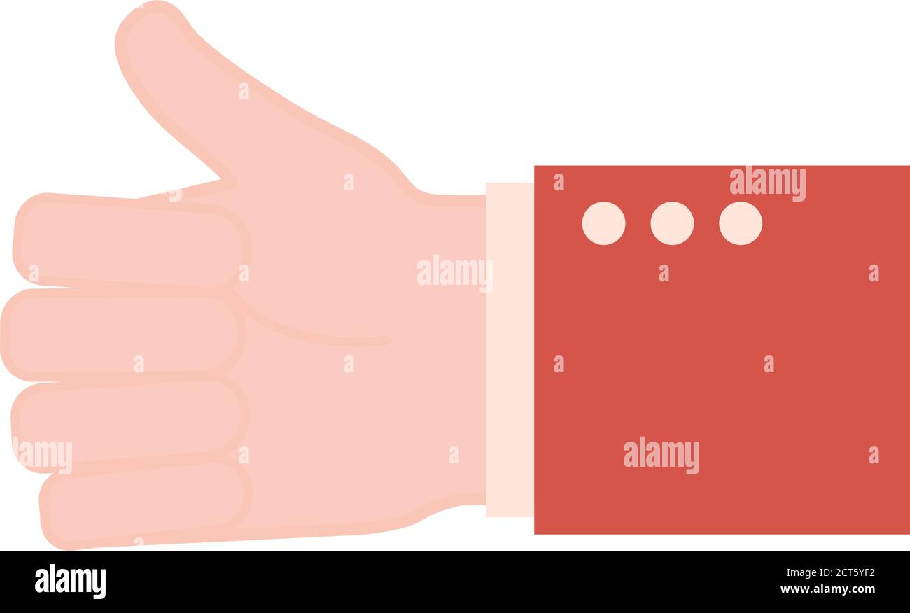 like hand sign language flat style icon vector design Stock Vector ...