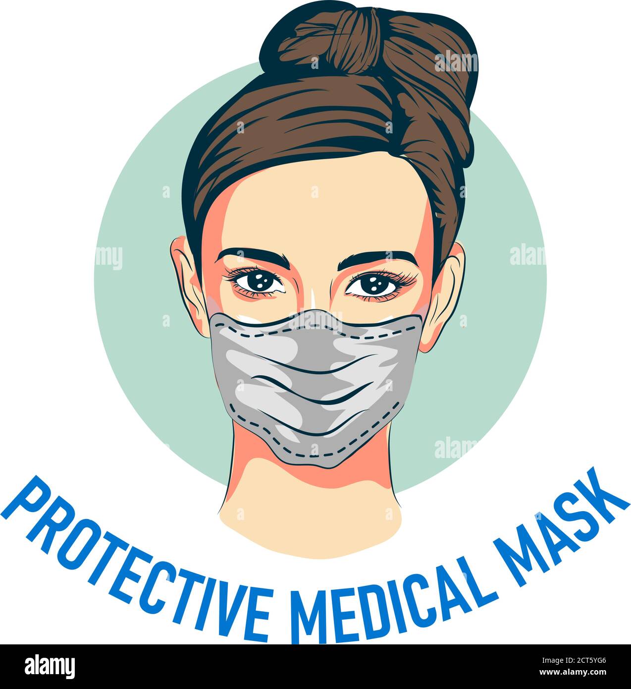 Woman worry hospital Stock Vector Images - Alamy