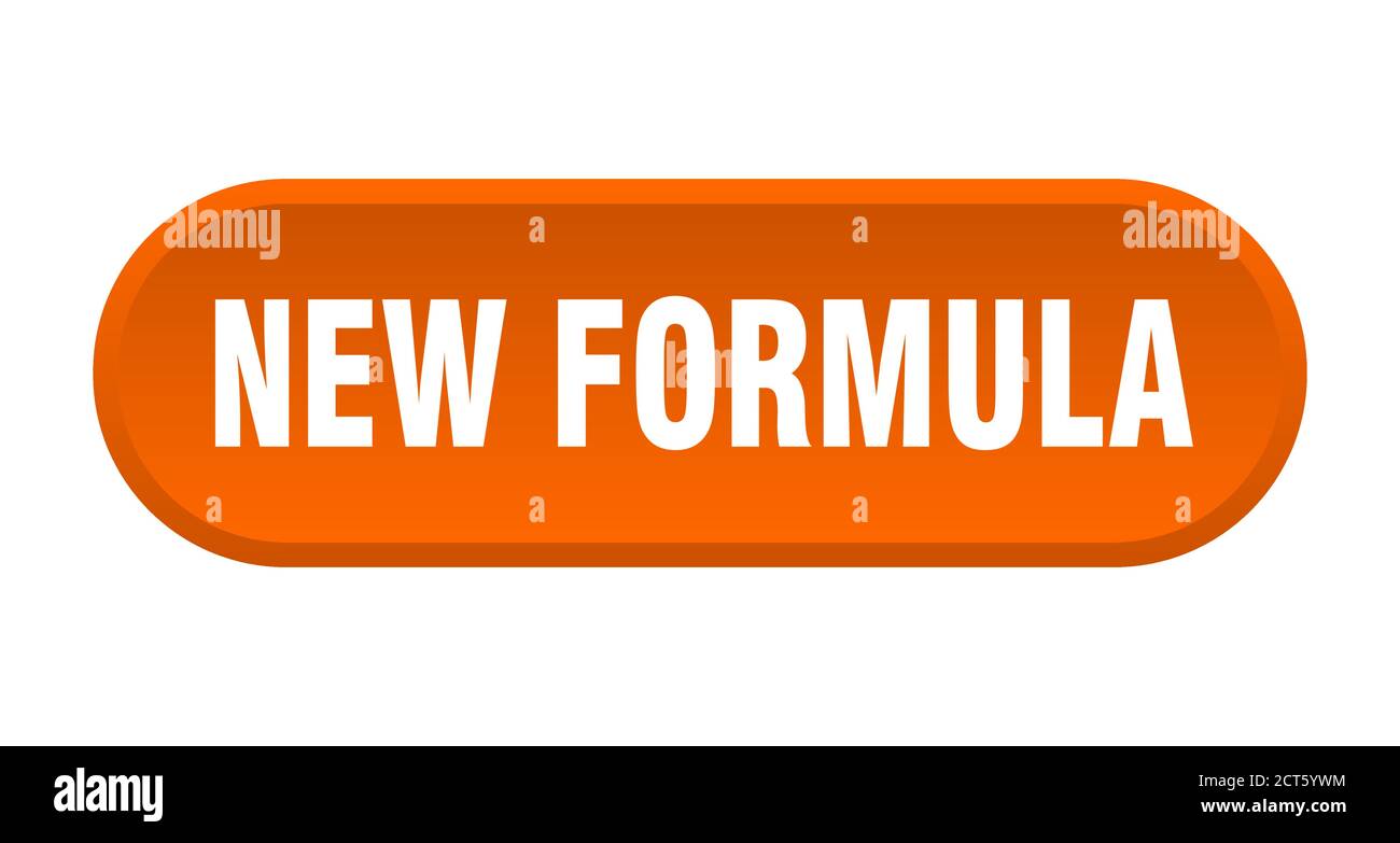 new formula button. rounded sign isolated on white background Stock ...