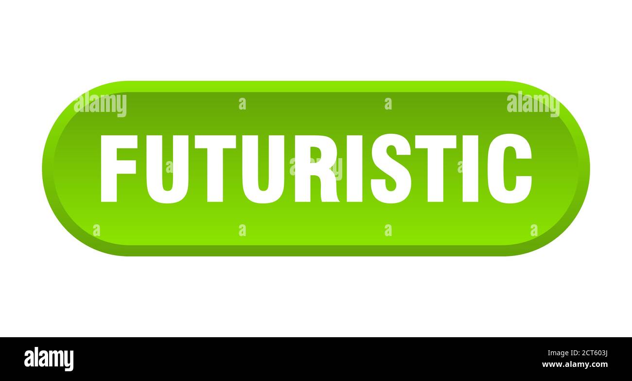 futuristic button. rounded sign isolated on white background Stock ...