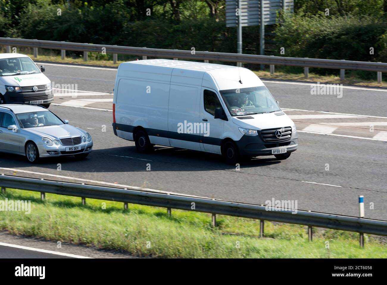 British motorway vans hi-res stock photography and images - Alamy