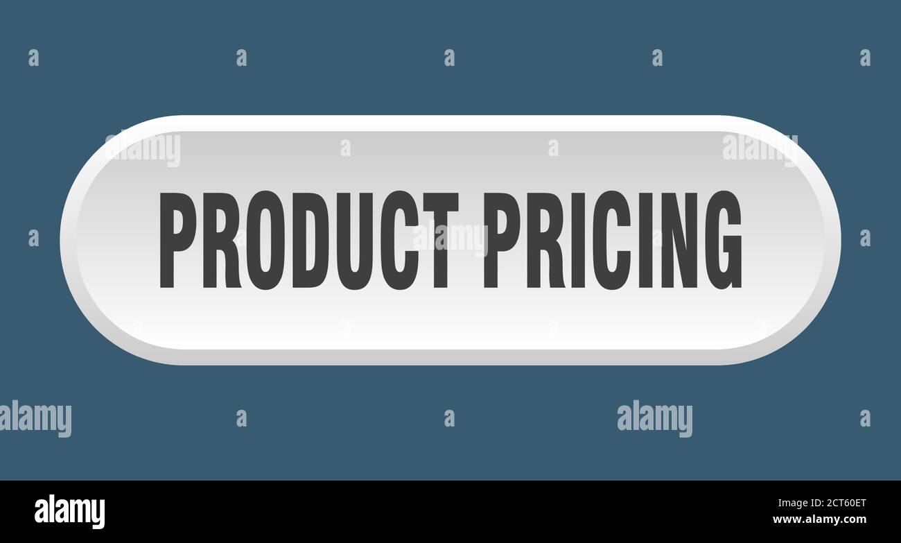 product pricing button. rounded sign isolated on white background Stock ...