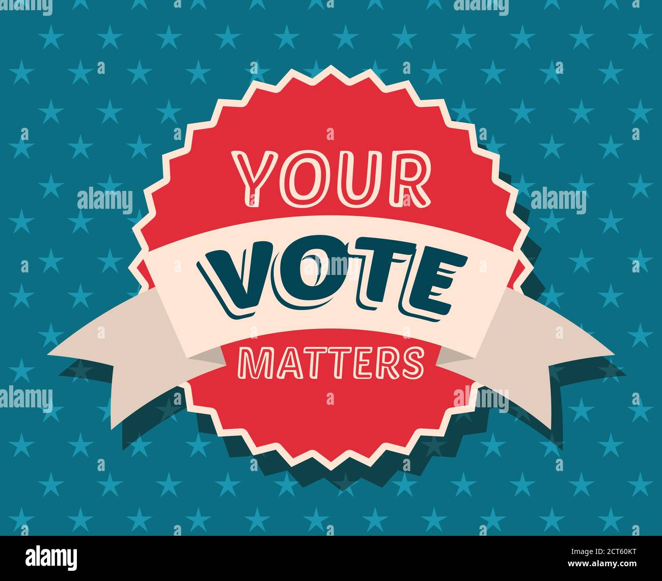 your vote matters on seal stamp vector design Stock Vector Image & Art - Alamy
