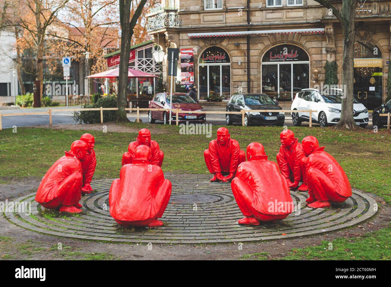 Bamberg/Germany-2/1/19: The artwork by Chinese artist called "Meeting ...