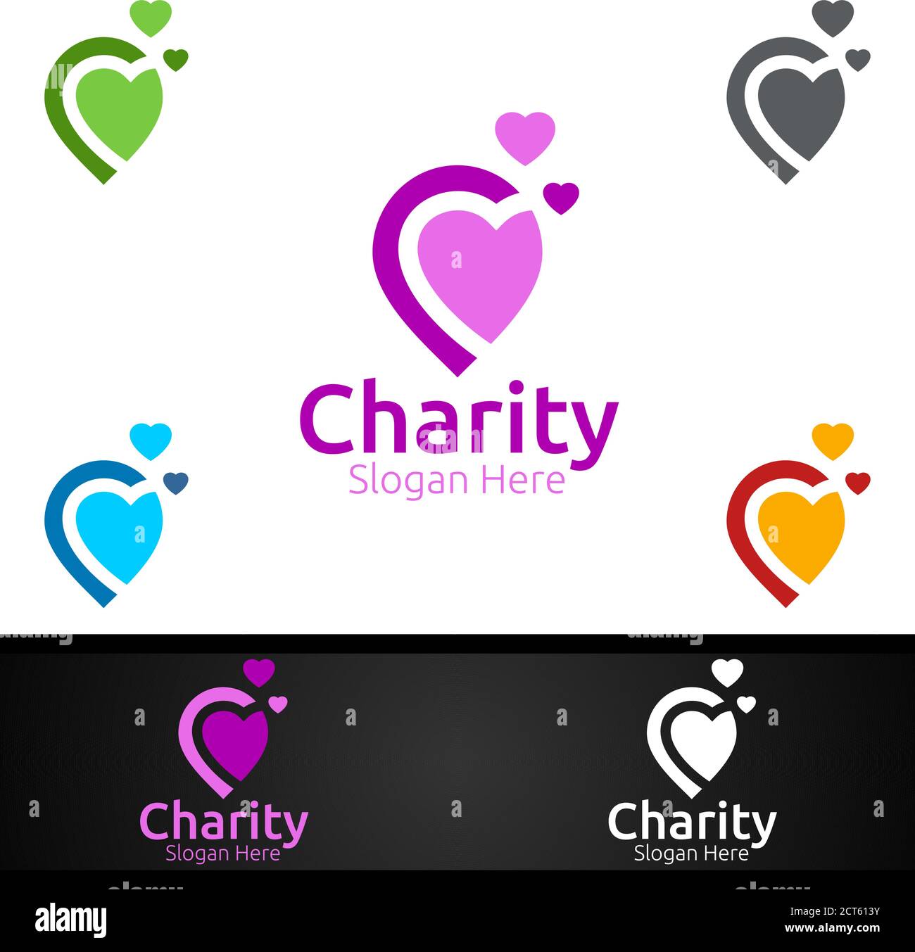 Pin Helping Hand Charity Foundation Creative Logo for Voluntary Church ...