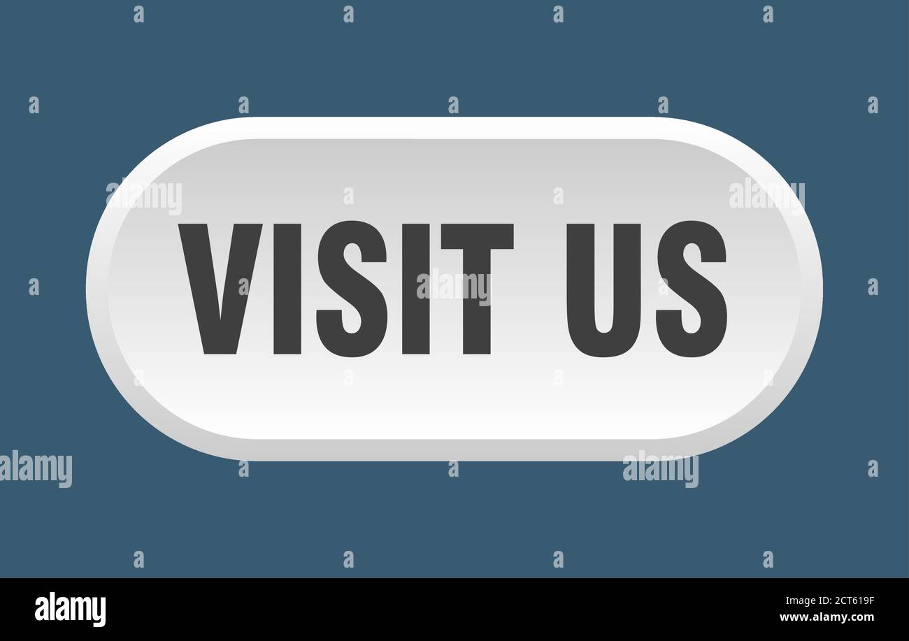 visit us button. rounded sign isolated on white background Stock Vector ...