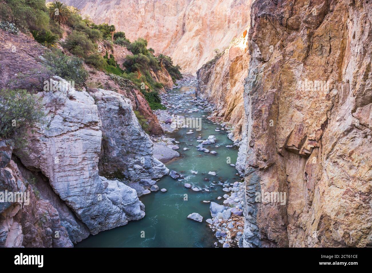 Colca River, Colca Canyon, Peru, South America Stock Photo - Alamy