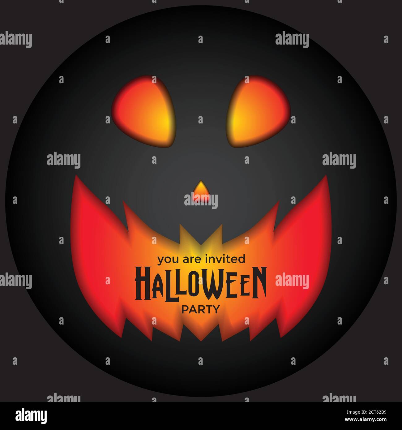 Halloween scary black color Stock Vector Images - Alamy
