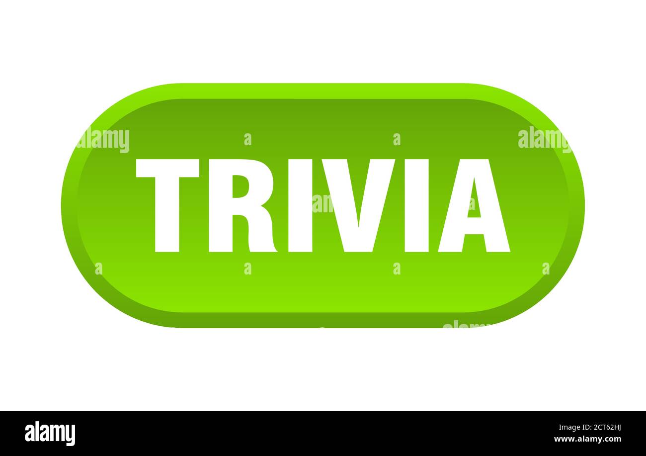 trivia button. rounded sign isolated on white background Stock Vector ...