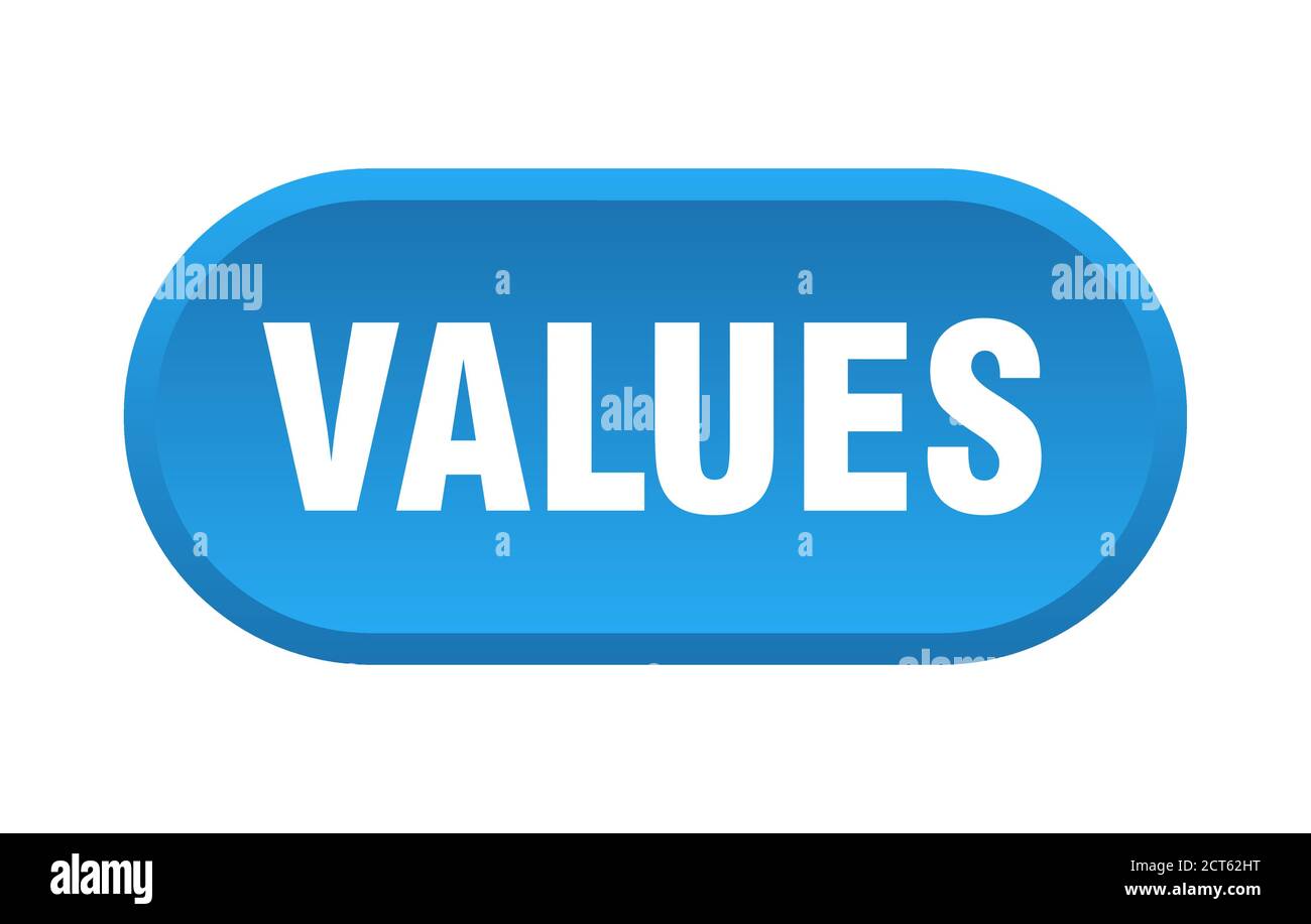 values button. rounded sign isolated on white background Stock Vector ...