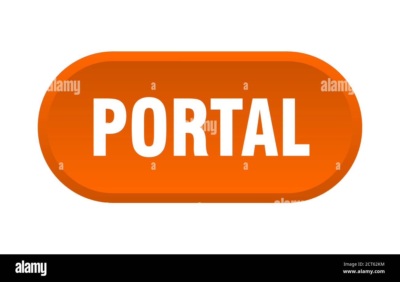 portal button. rounded sign isolated on white background Stock Vector Image & Art - Alamy