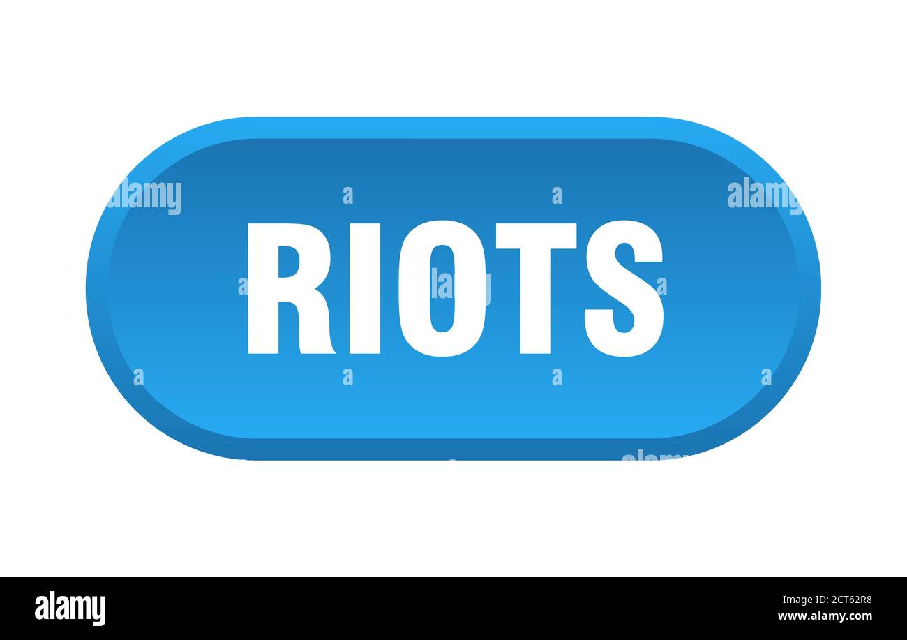 riots button. rounded sign isolated on white background Stock Vector ...