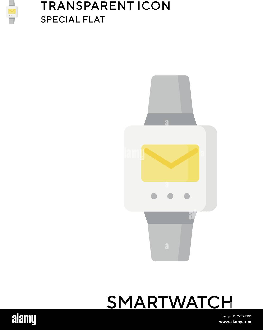 Fit young woman smartwatch Stock Vector Images - Alamy