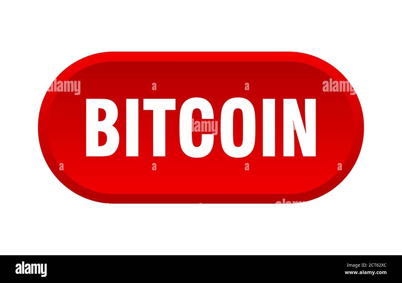 bitcoin button. rounded sign isolated on white background Stock Vector ...
