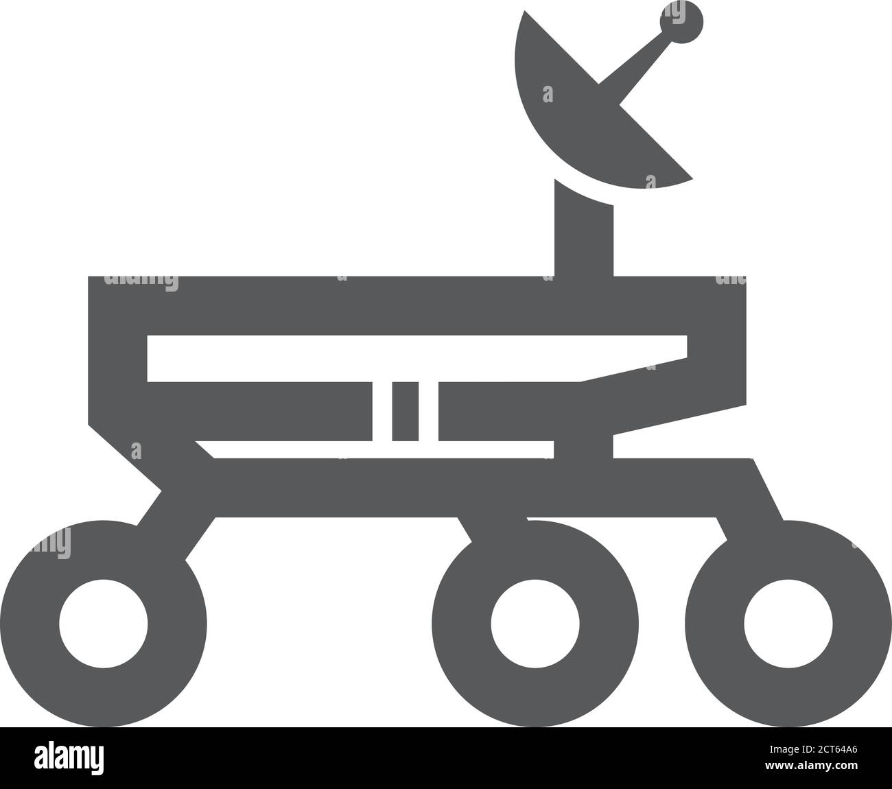 Mars exploration rover icon outline hi-res stock photography and images ...