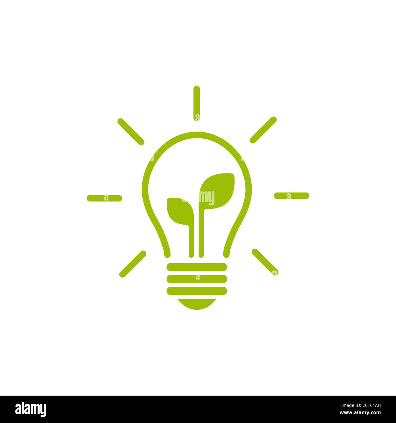 White Light Bulb Go Green Images