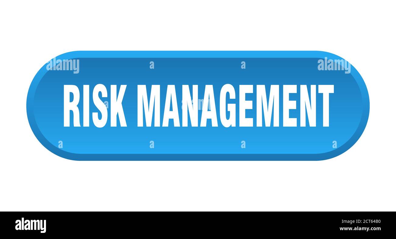 risk management button. rounded sign isolated on white background Stock ...
