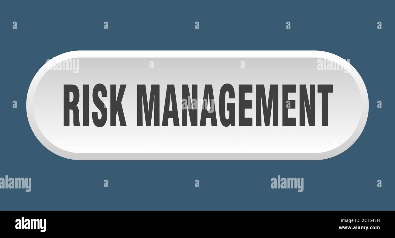 risk management button. rounded sign isolated on white background Stock ...