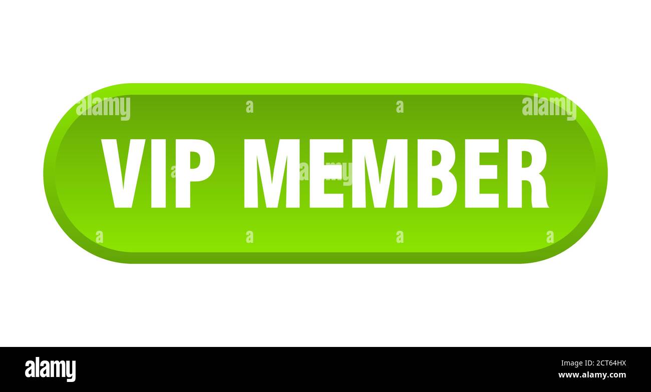 vip member button. rounded sign isolated on white background Stock ...