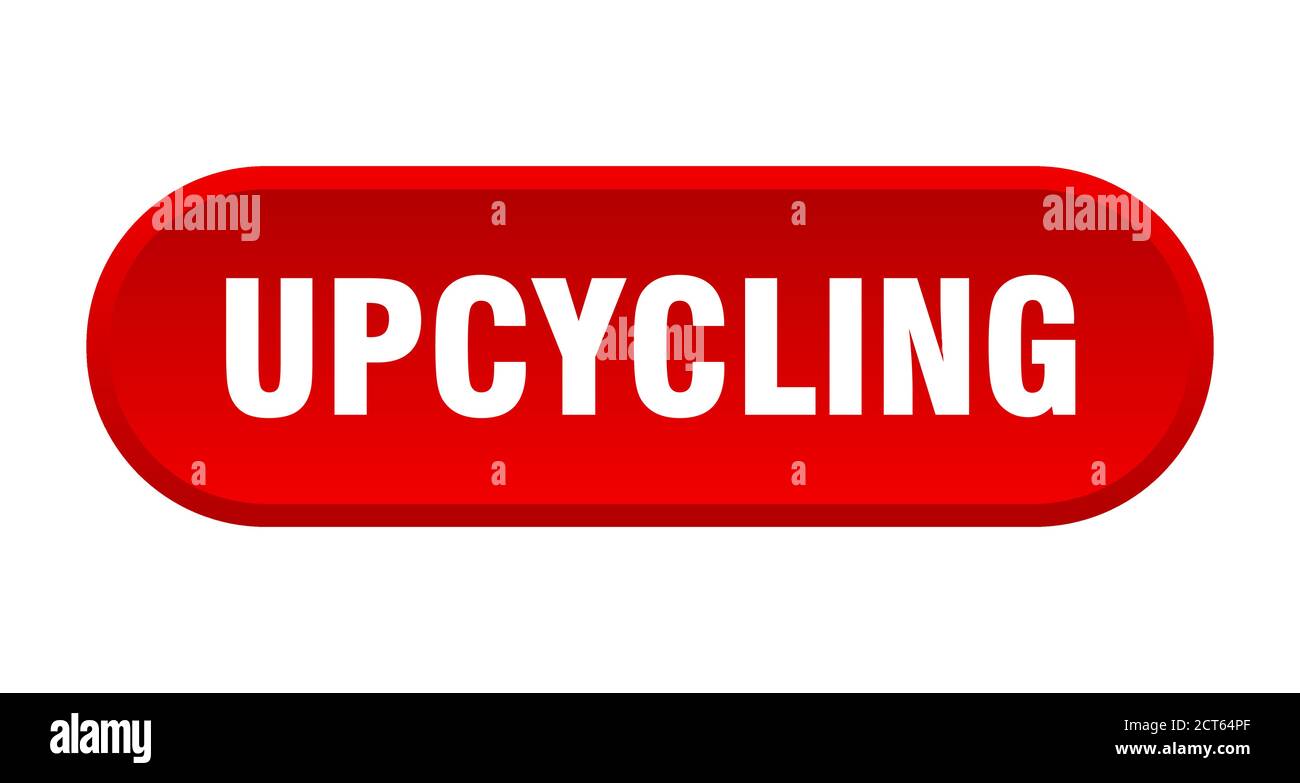 upcycling button. rounded sign isolated on white background Stock ...