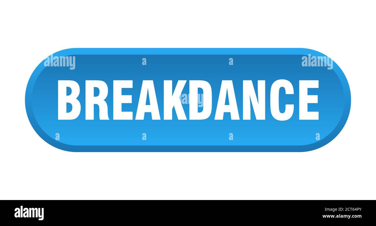 breakdance button. rounded sign isolated on white background Stock Vector Image & Art - Alamy