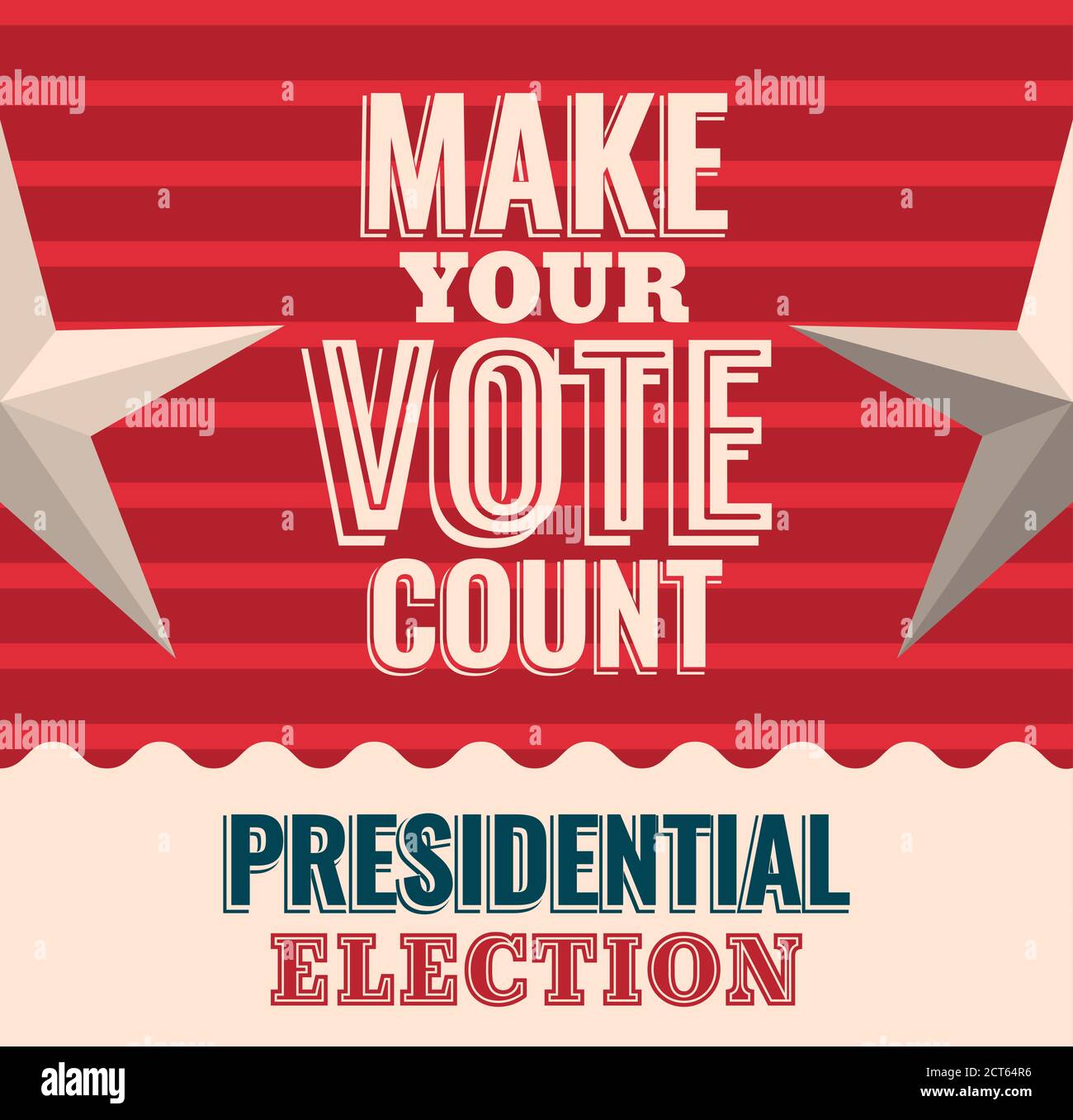 make your vote count with stars vector design Stock Vector Image & Art ...