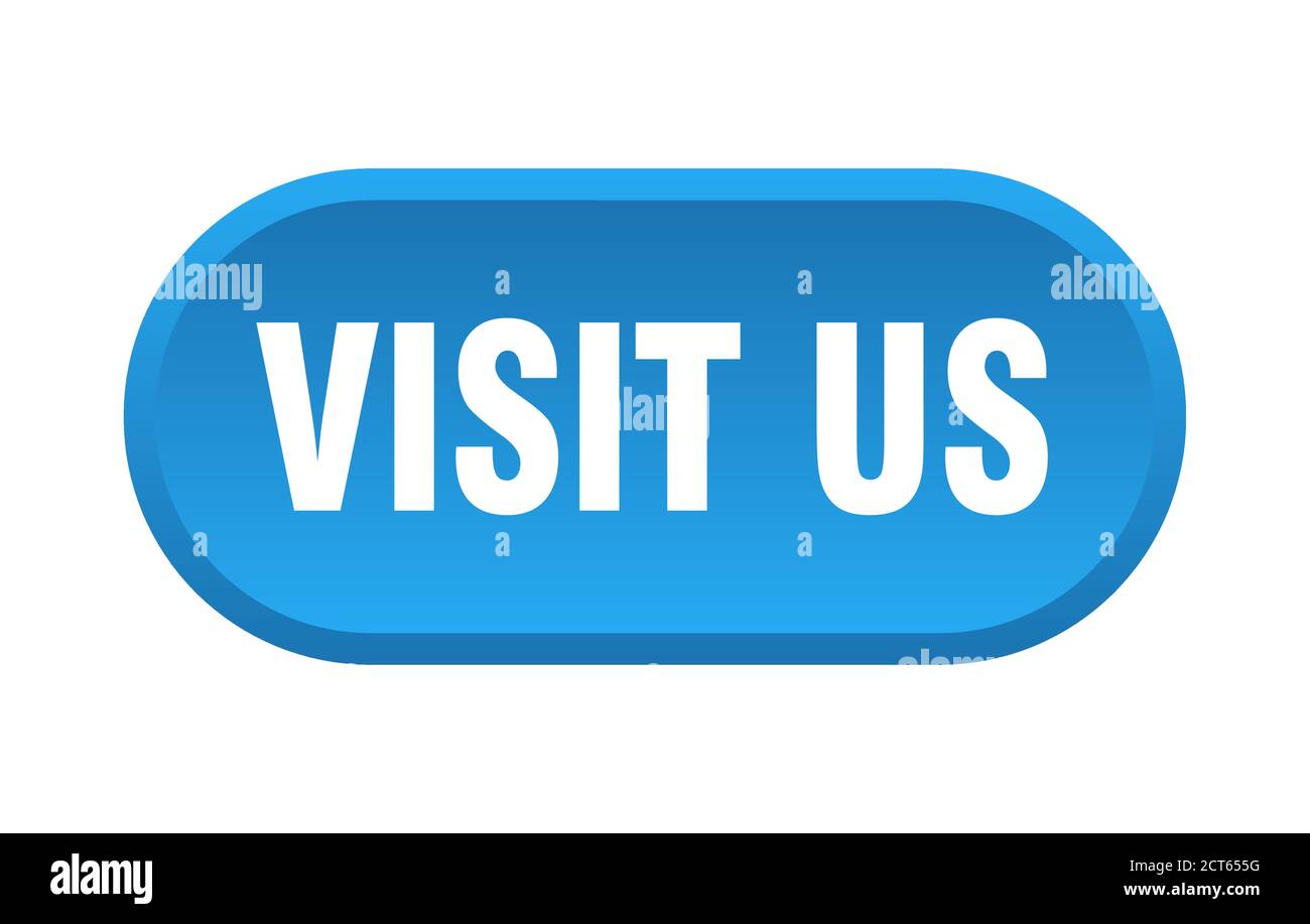 visit us button. rounded sign isolated on white background Stock Vector ...