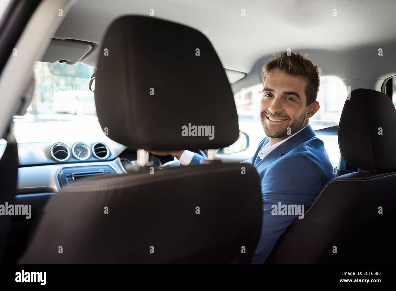 Driver shoulder hi-res stock photography and images - Alamy