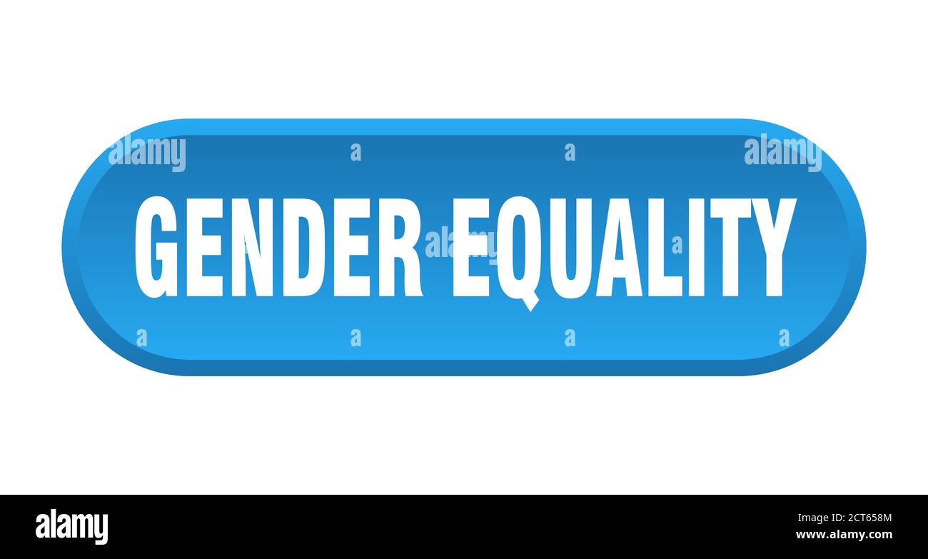 gender equality button. rounded sign isolated on white background Stock ...