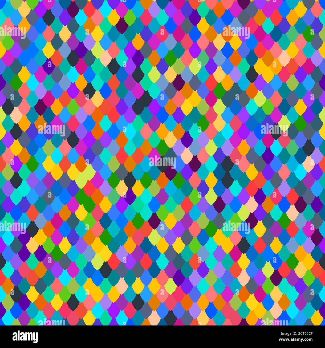 Abstract scale pattern. Rainbow squama texture. Colorful seamless ...