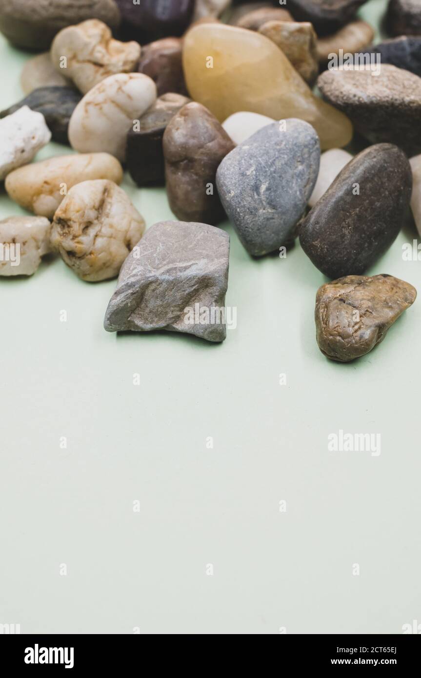 Vertical shot rocks pebbles hi-res stock photography and images - Alamy