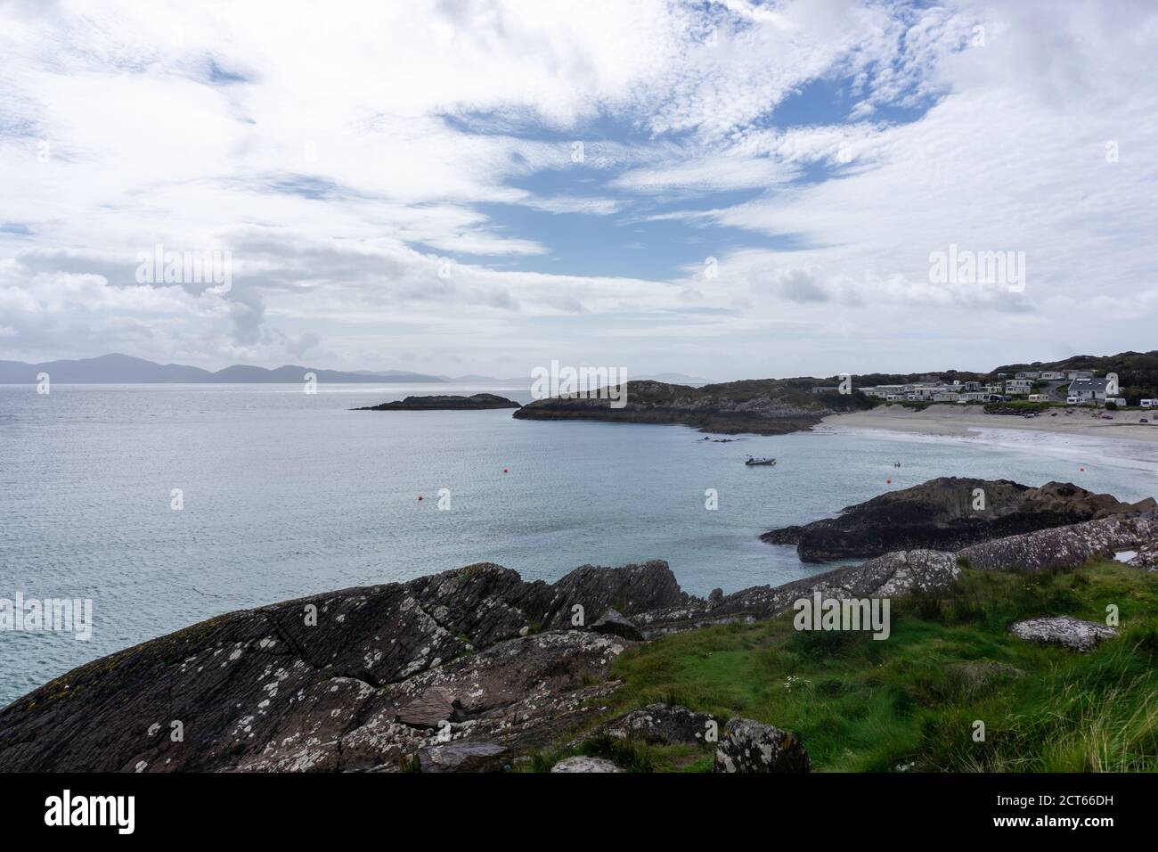 Derrynane beach at Caherdaniel, County Kerry, Ireland near the ...