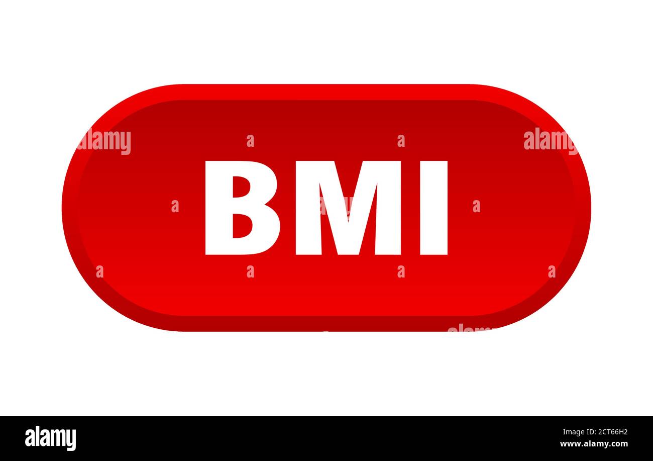 bmi button. rounded sign isolated on white background Stock Vector Image & Art - Alamy