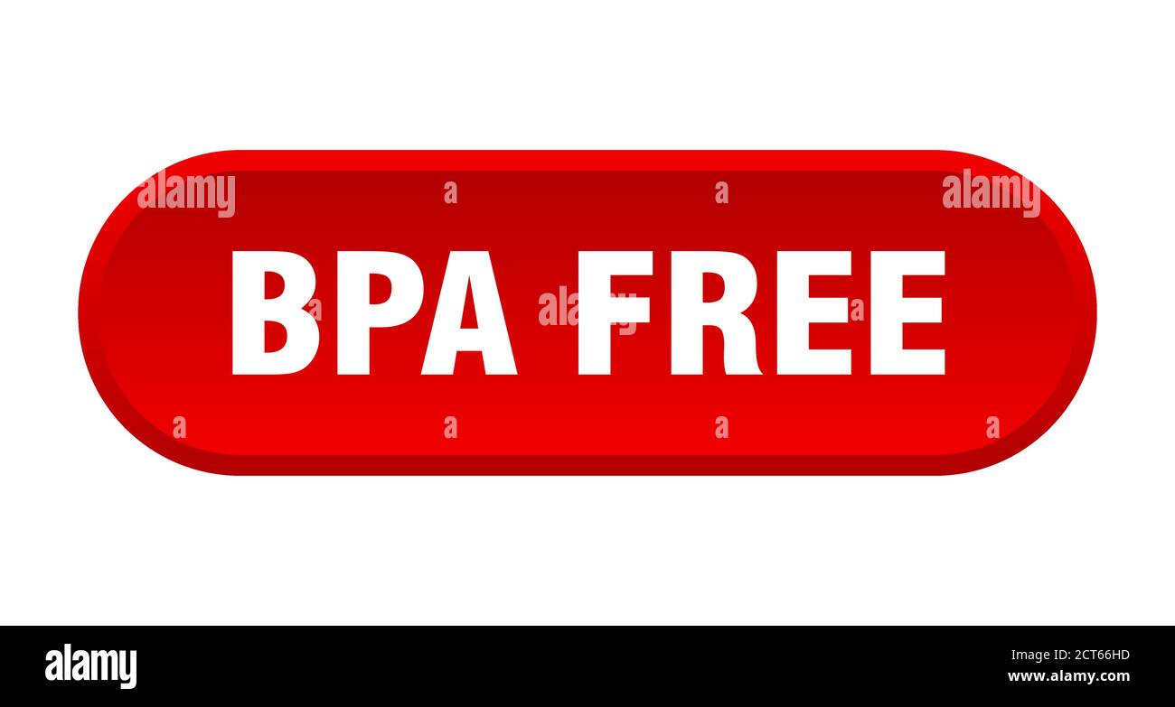 bpa free button. rounded sign isolated on white background Stock Vector ...