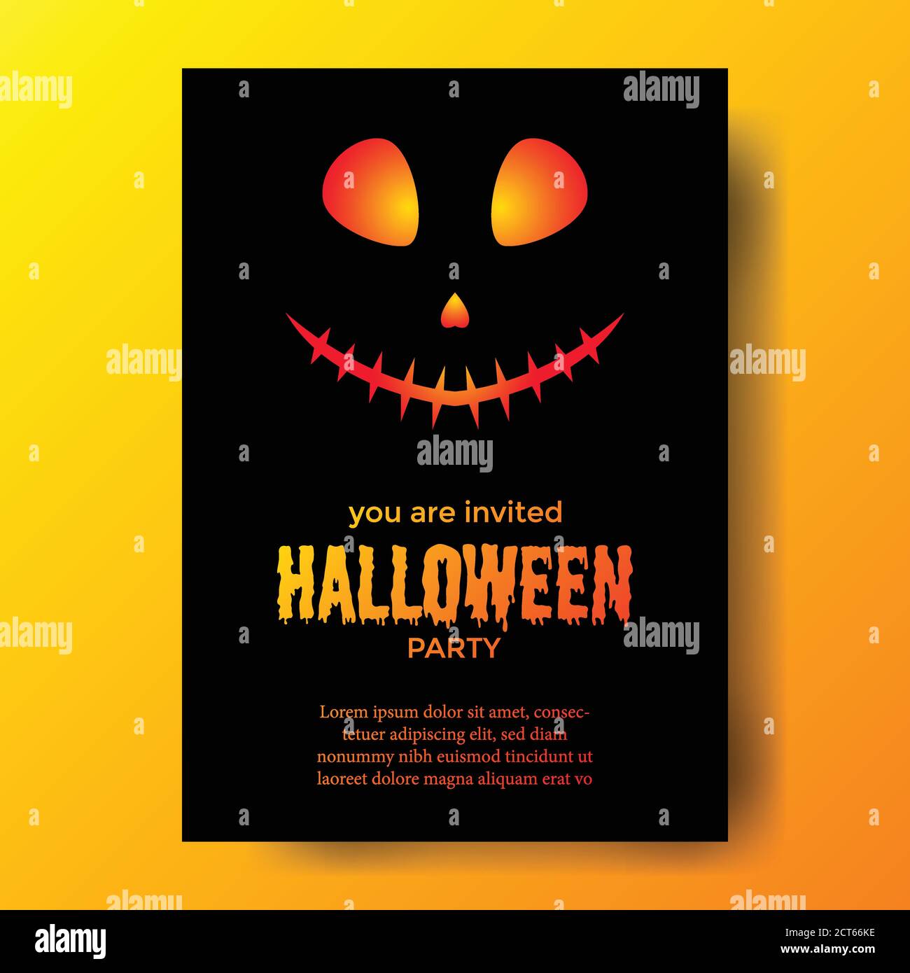 Spooky halloween decoration Stock Vector Images - Alamy