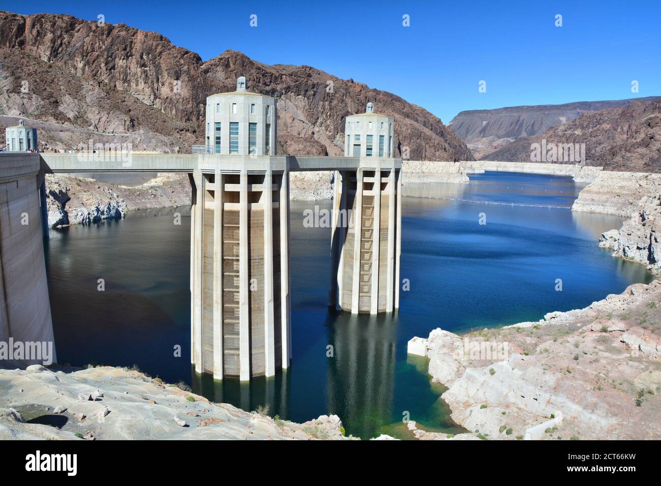 Hoover dam aerial hi-res stock photography and images - Alamy